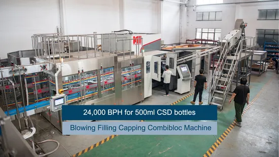 Flowmeter Filling CSD Soda Water Blowing Filling Capping Combiblock ...